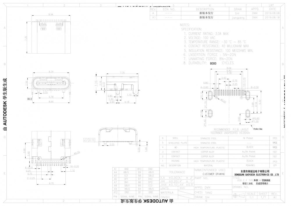 TYPE16-N1N1-MD03-Z specification page 2