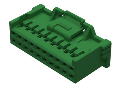 2.00mm Pitch, iGrid Receptacle Crimp Housing, Dual Row, Positive Lock, 30 Circuits, Green for sale