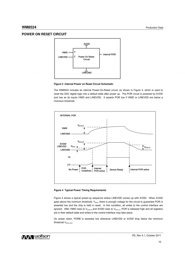 WM8524 datasheet page 10 preview