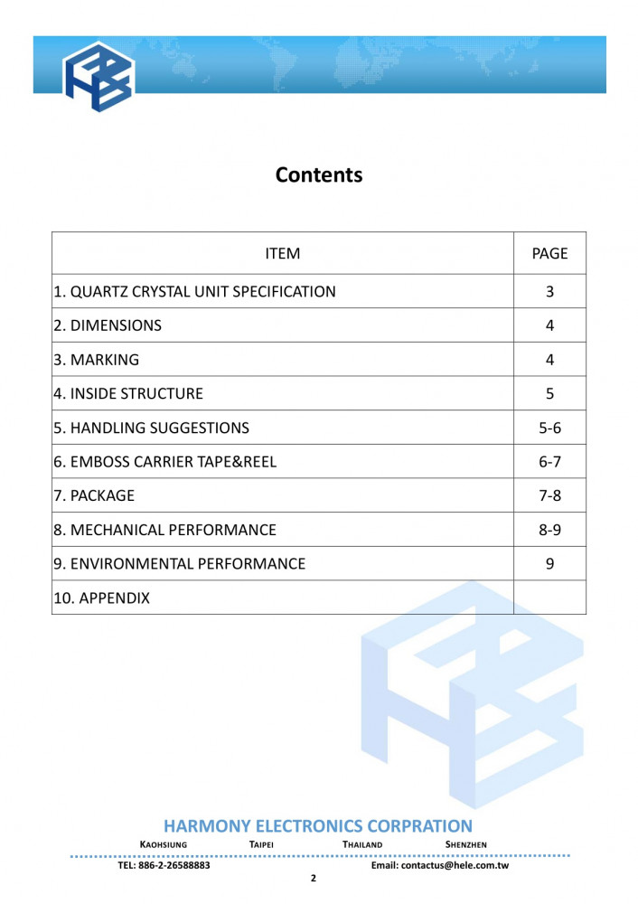 X2B024000BCIH-HV specification page 3