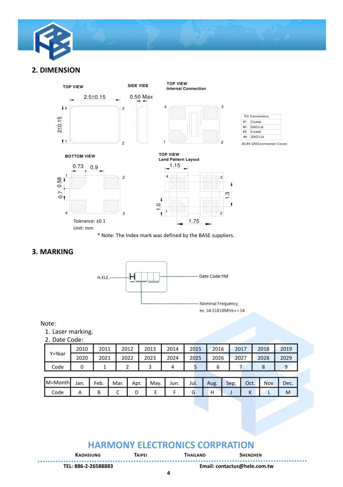 X2B024000BCIH-HV specification page 5