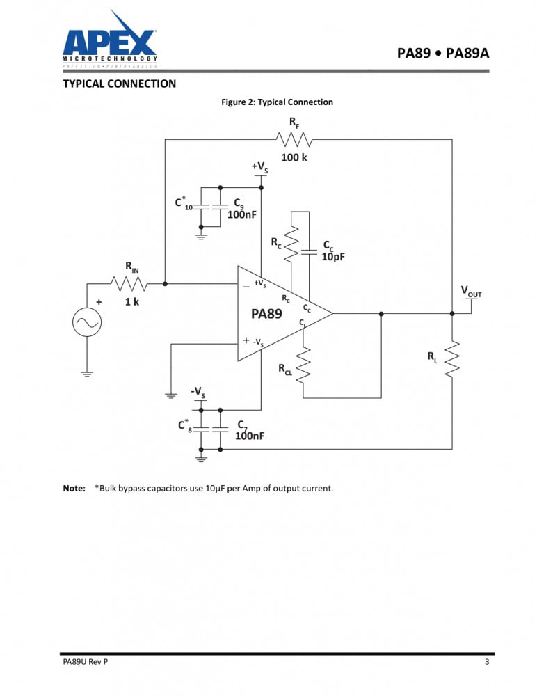 PA89A datasheet page 3