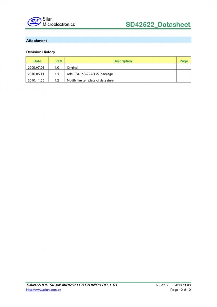 SD42522TR datasheet page 10