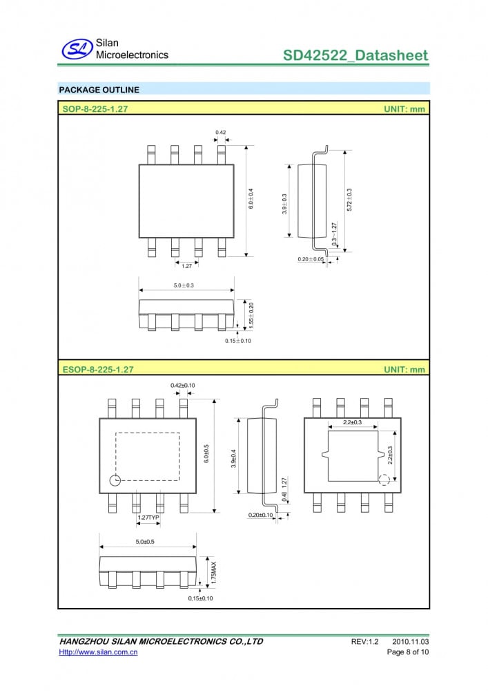 SD42522TR datasheet page 8