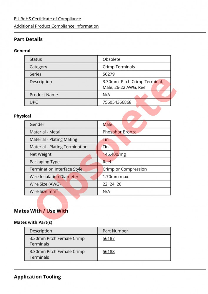 MOLEX 562798000 technical document page 2