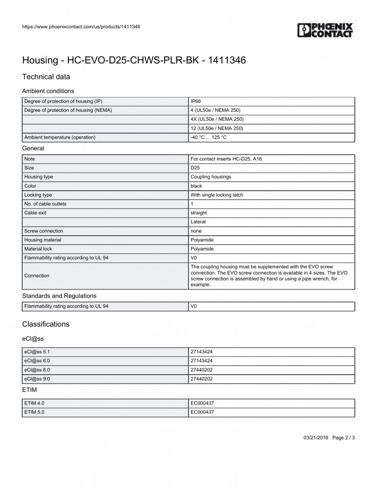 Phoenix Contact 1411346 product data sheet page 2