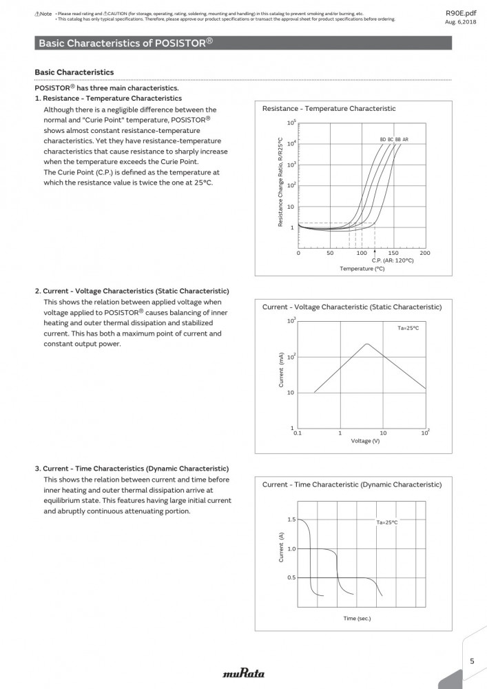 muRata POSISTOR document page 8