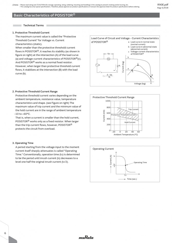 muRata POSISTOR document page 9