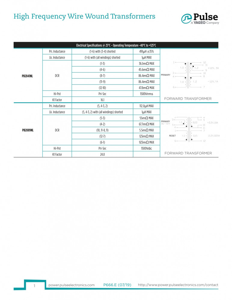PA2398NL technical document page 5