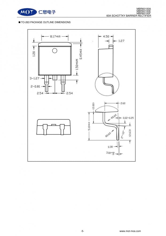 MBR60100A datasheet page 5
