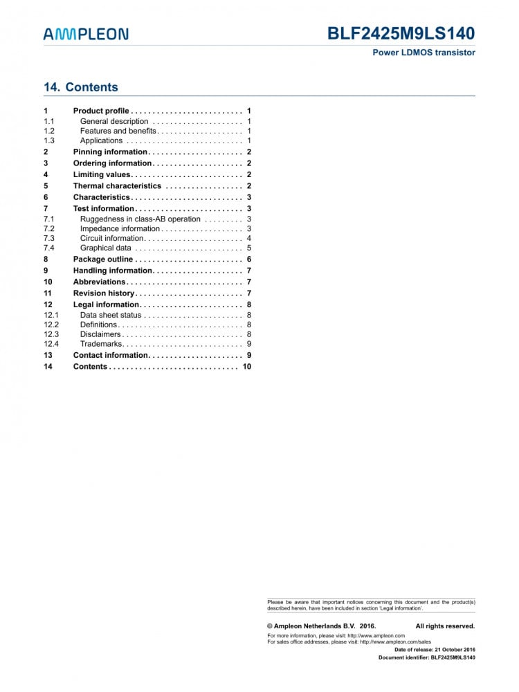 BLF2425M9LS140J datasheet page 10