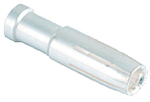 Heavy-Duty Turned Crimp Contact for 200A Inserts and Modules, Female, Silver (Ag) Plated Copper Alloy, 25.00mm² (4 AWG), 100 per Bag