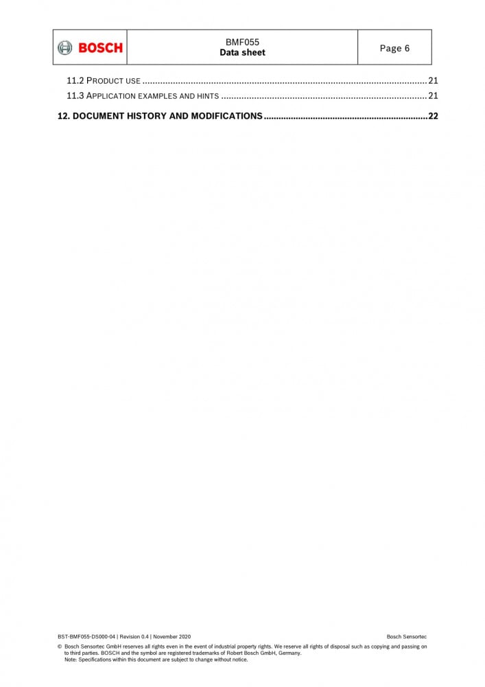 BMF055 datasheet page 6