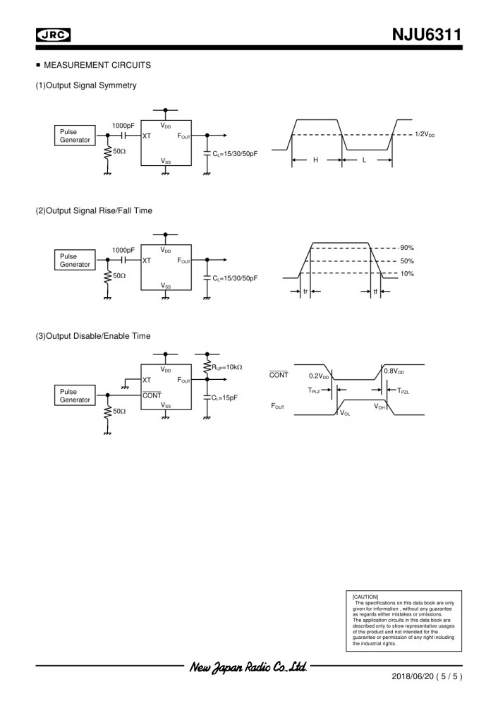 NJU6311 technical document, page 5