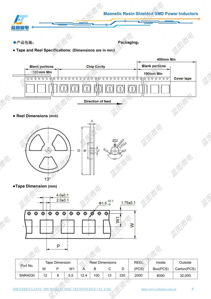 SNR4030 datasheet page 4