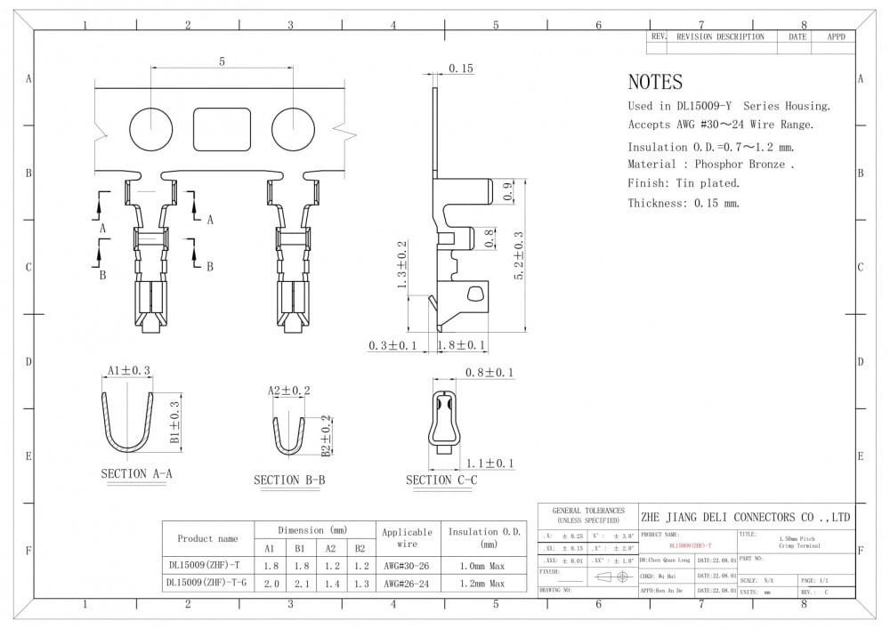 DLL ZHF connector drawing page 4