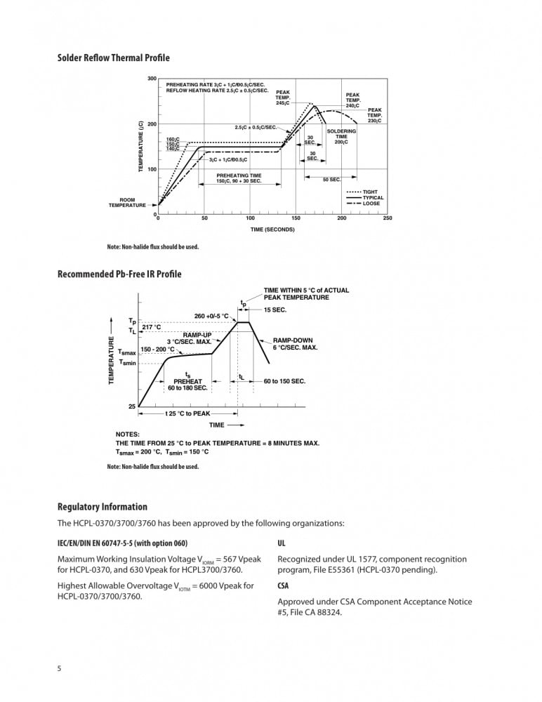 HCPL-3760 datasheet page 5