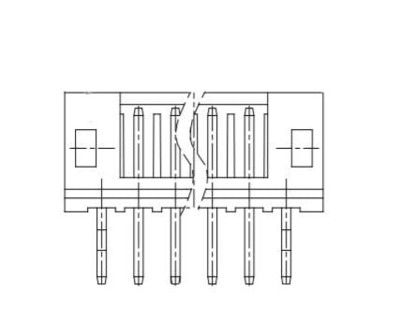 EDAC 140-506-415-100 Male Header Pins