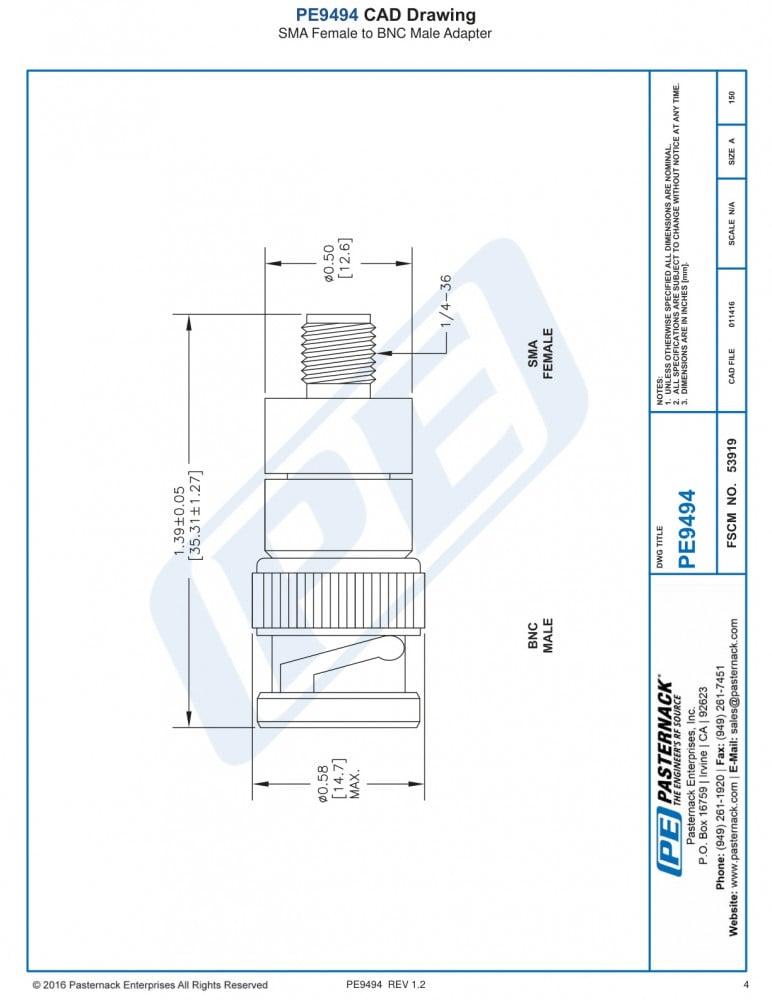 PE9494 technical document page 4
