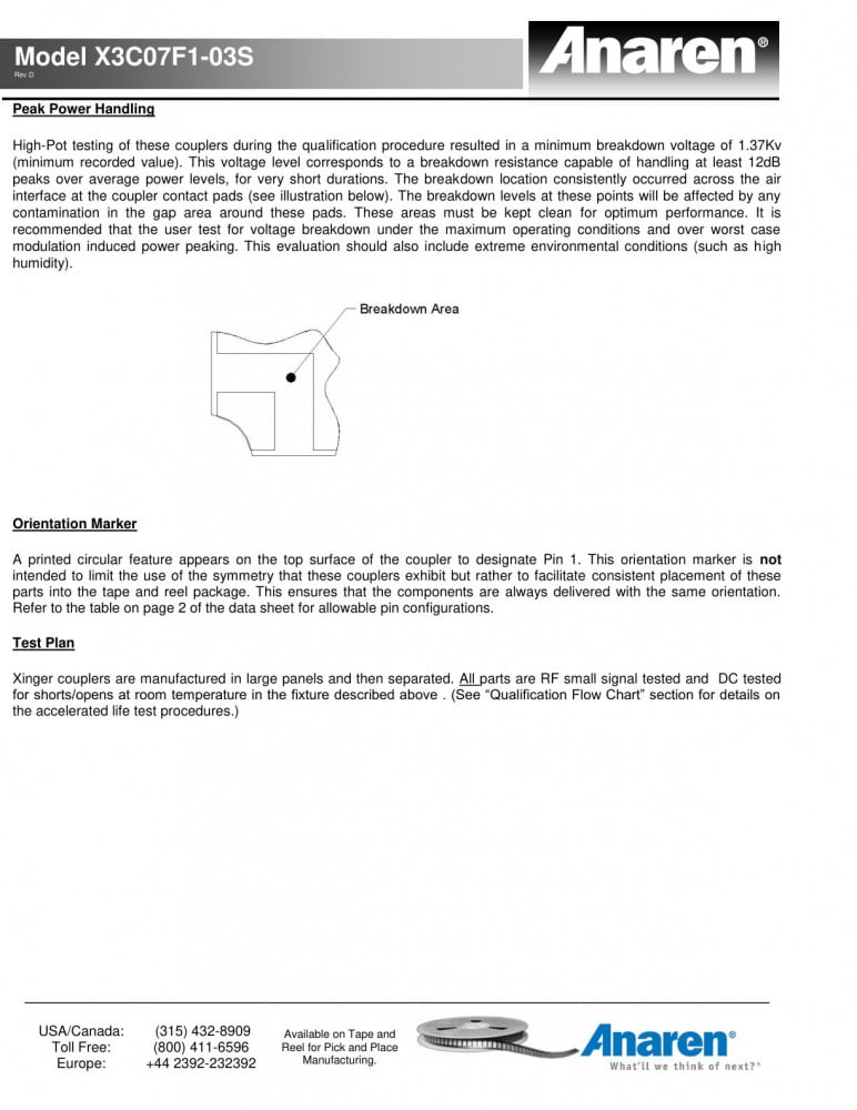 X3C07F1-03S datasheet page 10