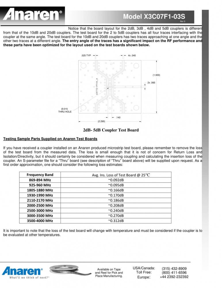 X3C07F1-03S datasheet page 9