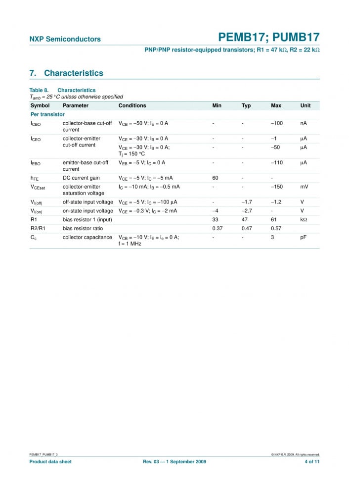 PUMB17 datasheet page 5