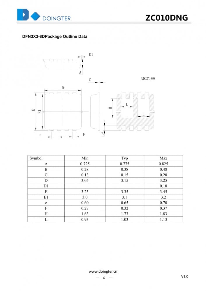 ZC010DNG datasheet page 6