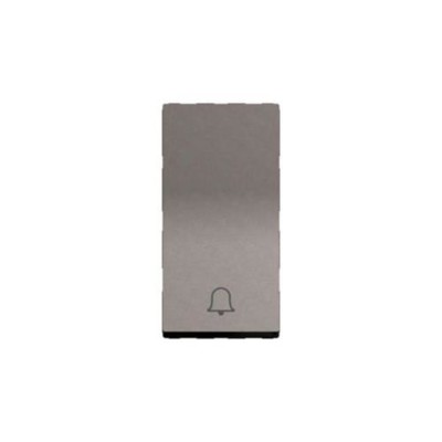 Arteor Advance - 1 module 1 way 10A bell push matt titanium - 1M modular push button - 250V AC 10A - Matt titanium finish IP20 for sale
