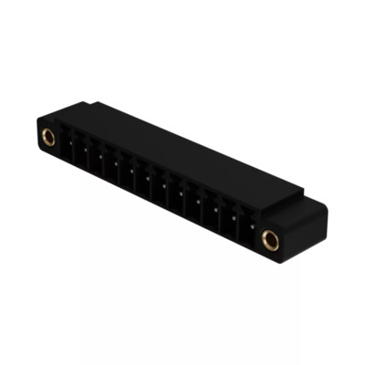 3.50mm Pitch Eurostyle Right-Angle PCB Header, with Threaded Retention Inserts, 12 Circuits for sale