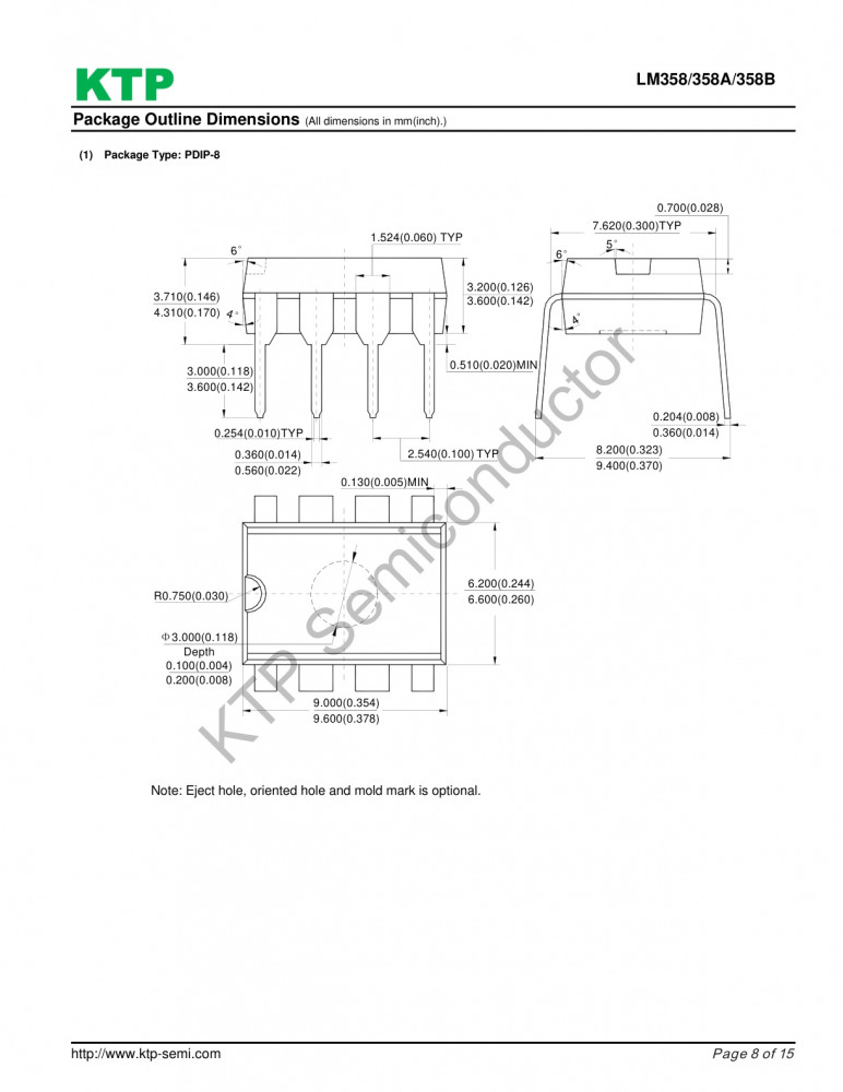 LM358 datasheet page 8