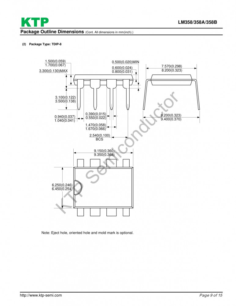 LM358 datasheet page 9