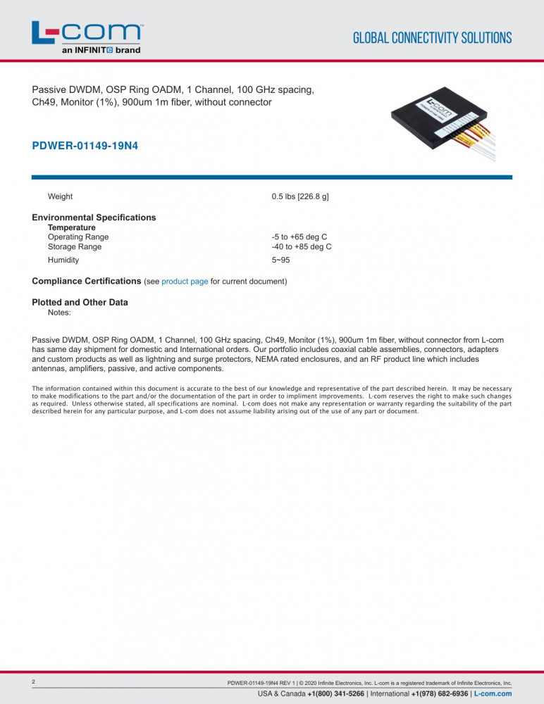 PDWER-01149-19N4 product documentation page 2