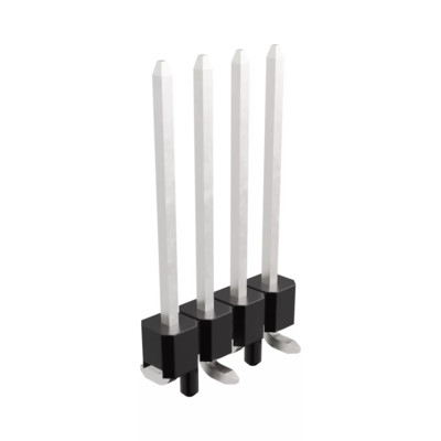 C-Grid / SL Header, Surface Mount, Breakaway, Vertical, 8 Circuits, 0.38µm Gold (Au) Plating, Tube Packaging without Cap, Lead-Free