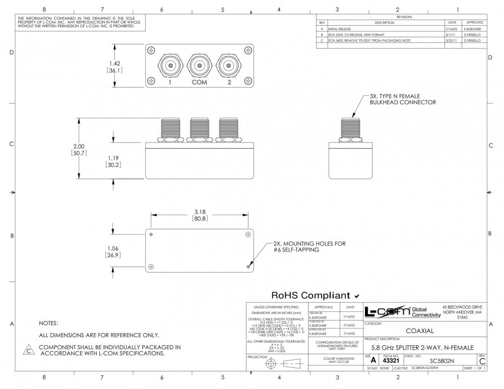SC5802N technical document page