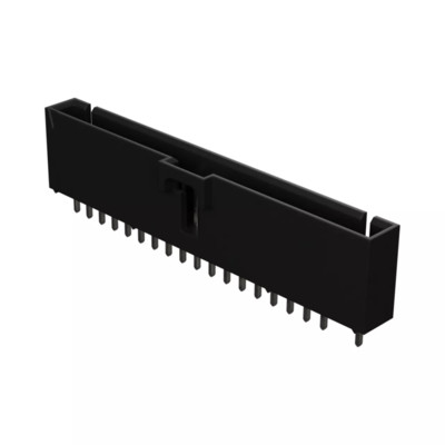 2.54mm Pitch SL Header, Single Row, Vertical, Shrouded, 3.30mm Tail Length, 20 Circuits, Circuit 19 Voided, Tin (Sn) Plating for sale