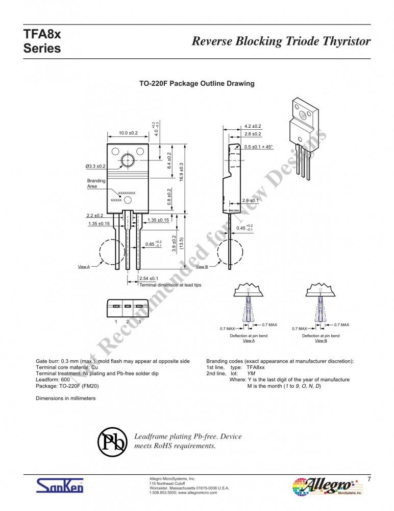 TFA88S technical document page 7