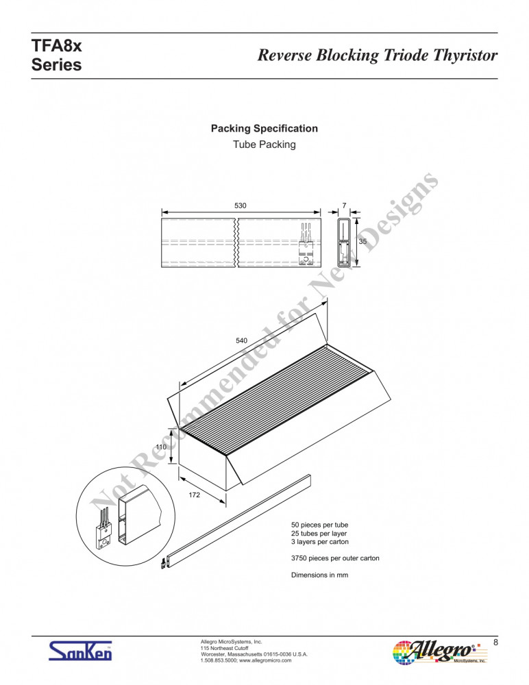 TFA88S technical document page 8