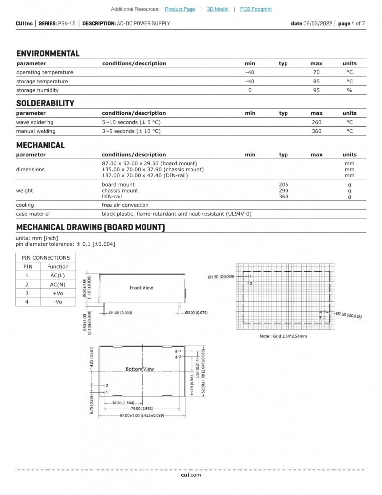 PSK-45-5 datasheet page 4