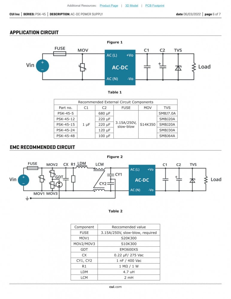 PSK-45-5 datasheet page 6