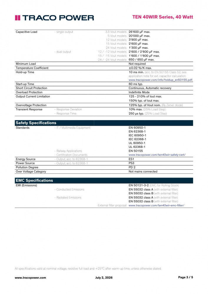 TEN 40WIR document page 3