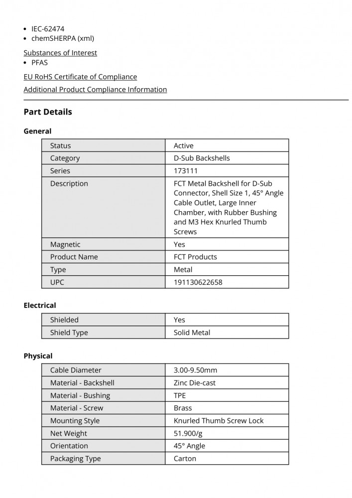 MOLEX 1731110673 technical drawing page 2