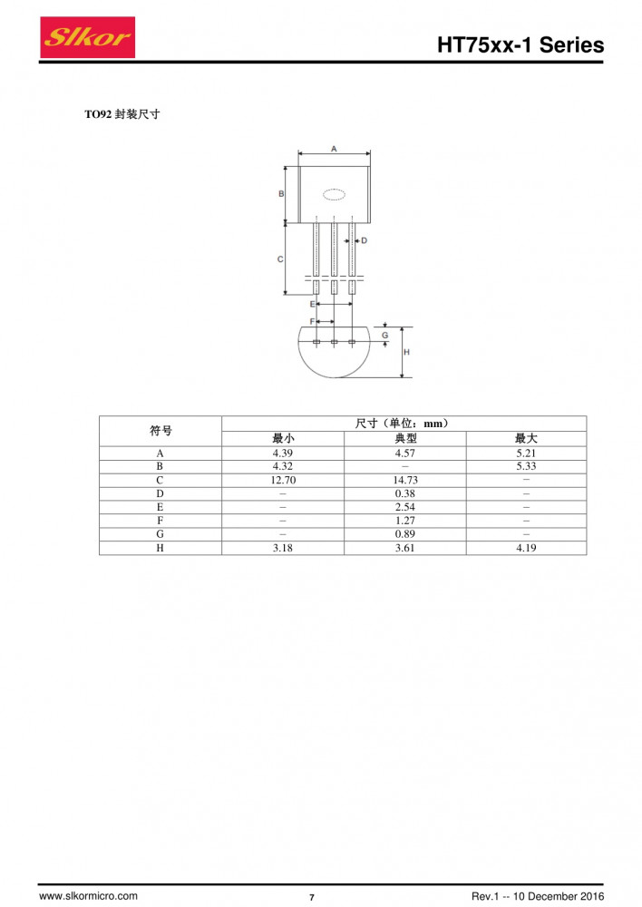 HT7533-1 datasheet page 7