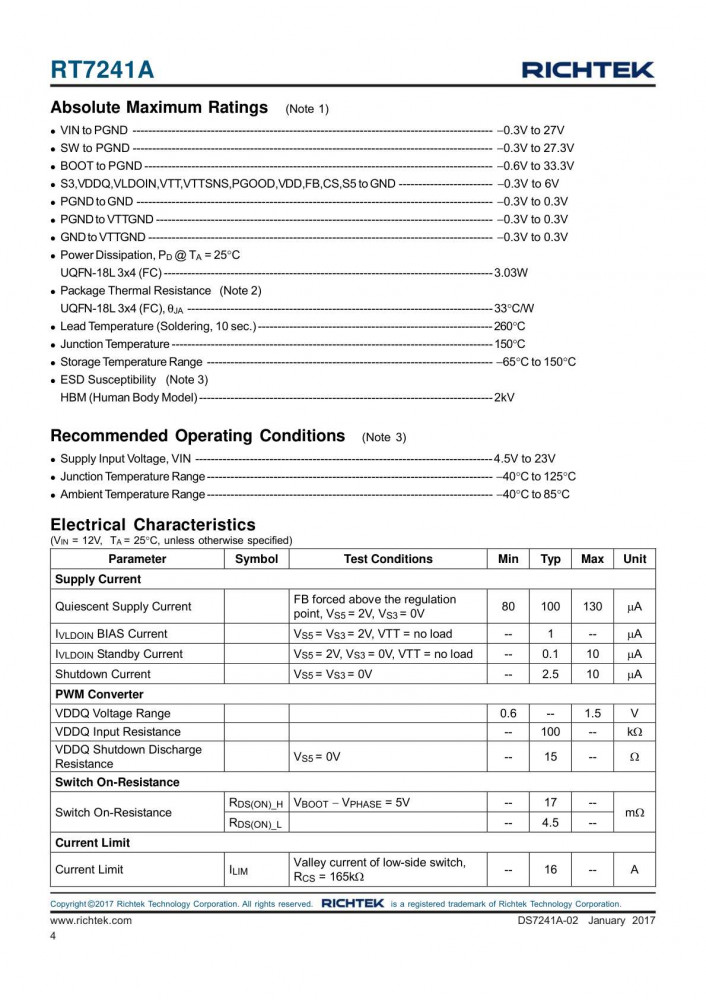 RT7241A technical document page 4