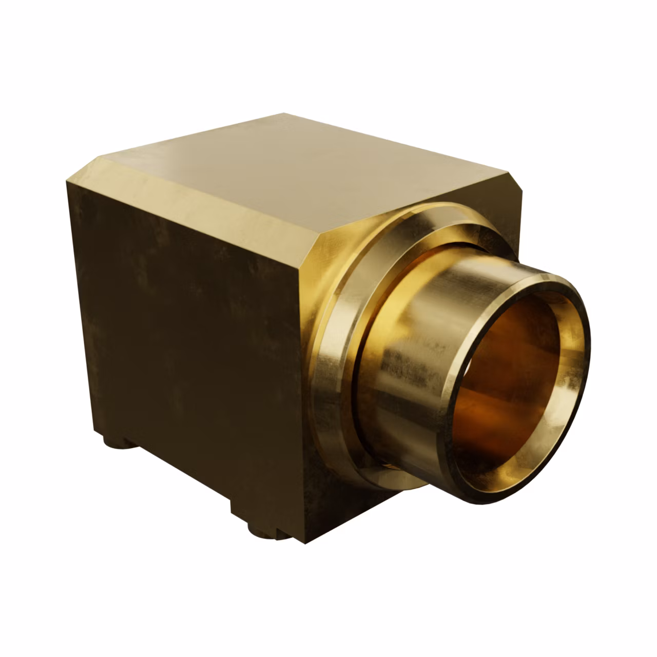 MCX Jack, Right-Angle, PCB Receptacle, Surface Mount, Die Cast Housing with Brass Insert, Gold (Au) Plated Outer Contact and Housing, Tape and Reel, 75 Ohms for sale