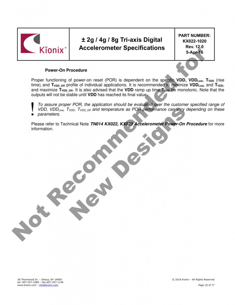 KX022-1020 datasheet page 10