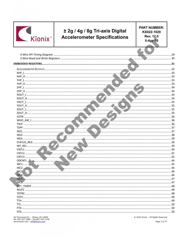 KX022-1020 datasheet page 3