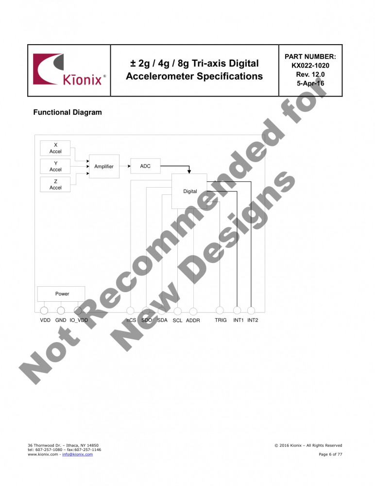 KX022-1020 datasheet page 6