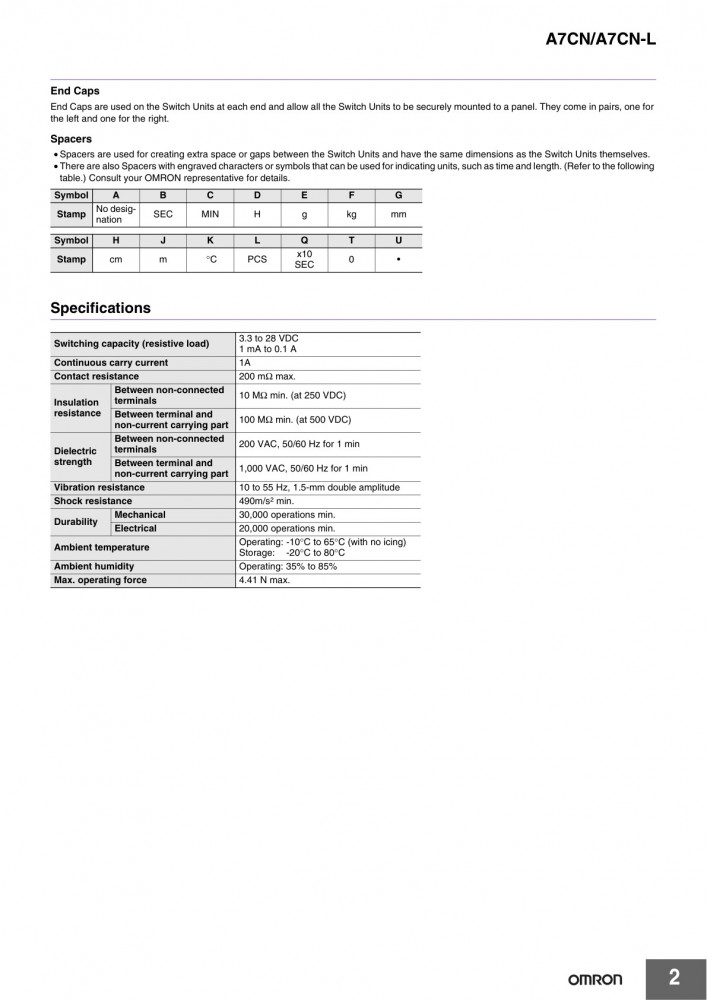 A7CN-206 technical document page 2
