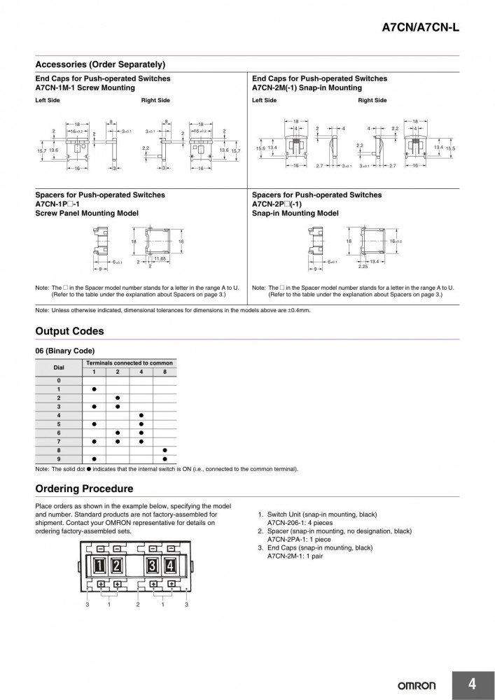 A7CN-206 technical document page 4