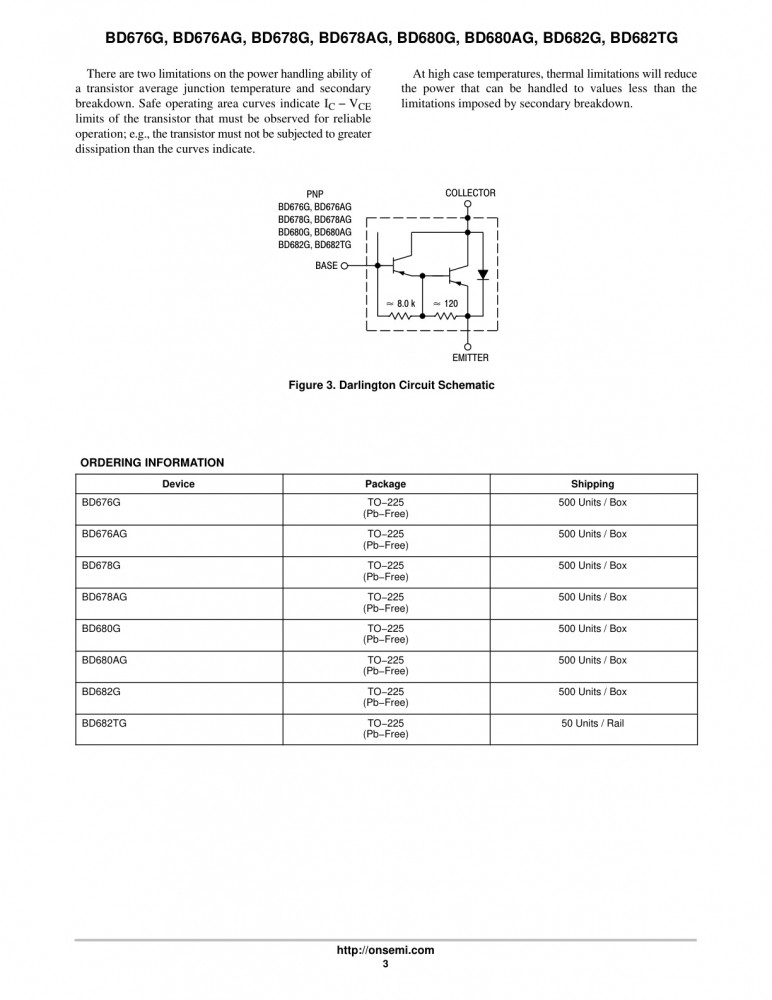 BD680 family datasheet page 3